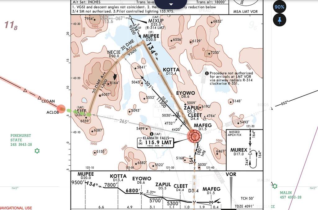 IFR approaches - VOR DME arc - General Discussion - Microsoft Flight ...