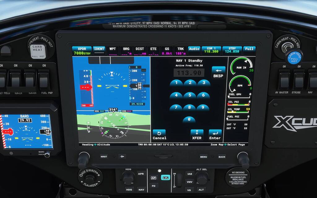 XCub G3X frequency Xfer button - Aircraft & Systems - Microsoft Flight ...