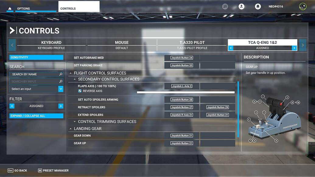 Mod: Realistic A320 detents for the Thrustmaster TCA Quadrant ...