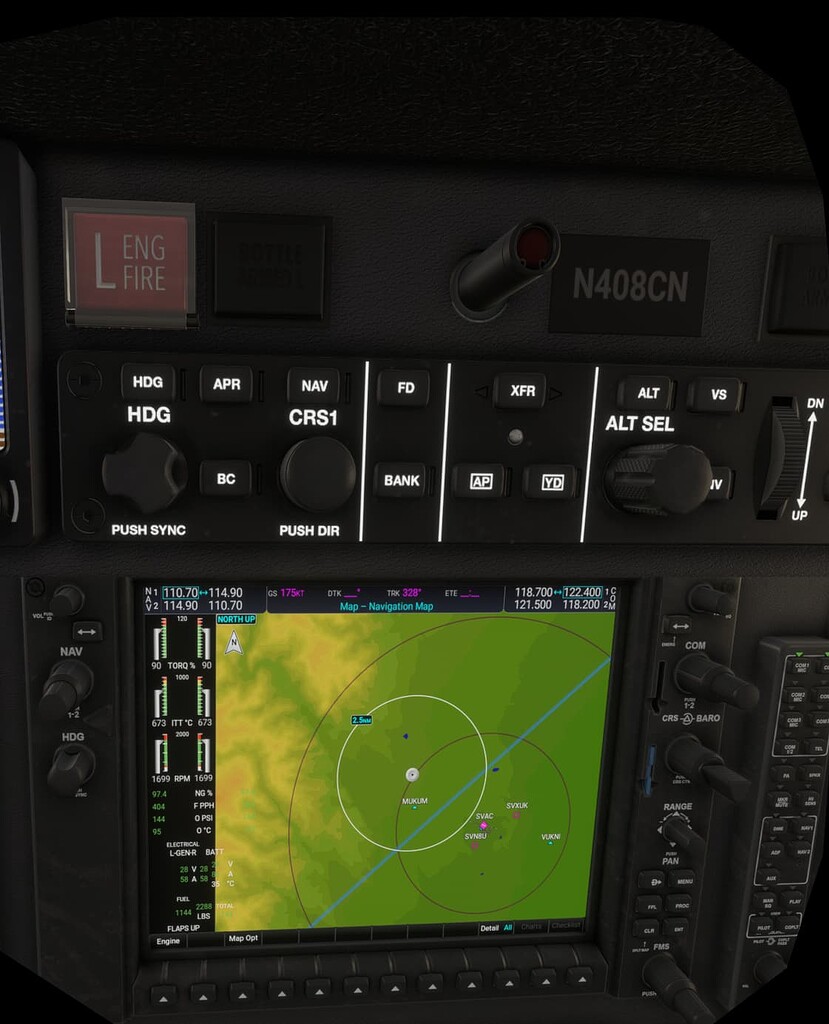 Aircraft icon is a dot in the C408 G1000 - Resolved - Microsoft Flight ...