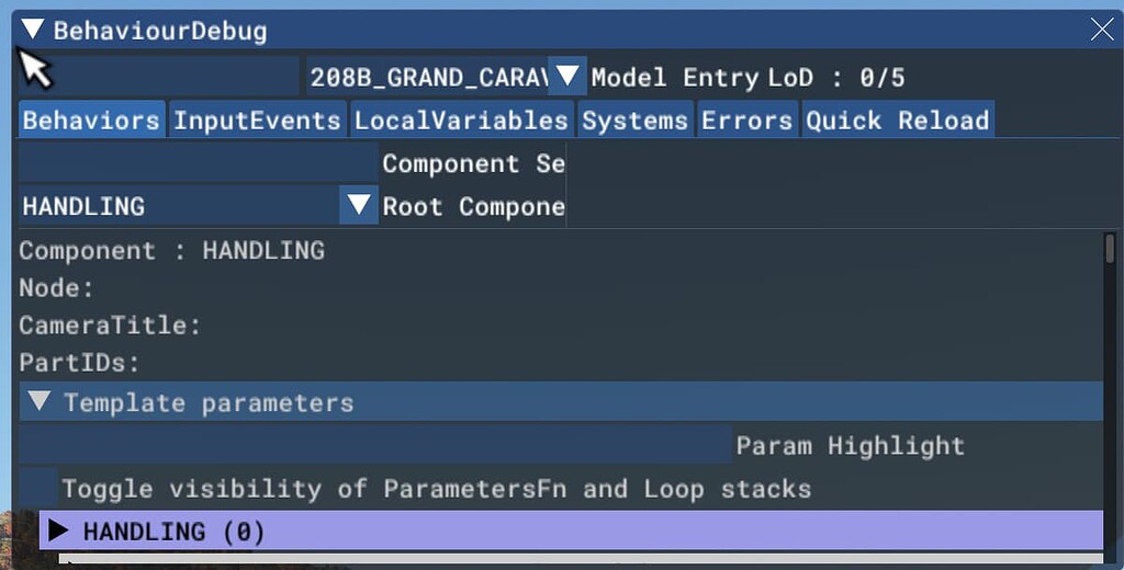 Bring back generic 'Quick Reload' in the Dev menu. Help modders out ...