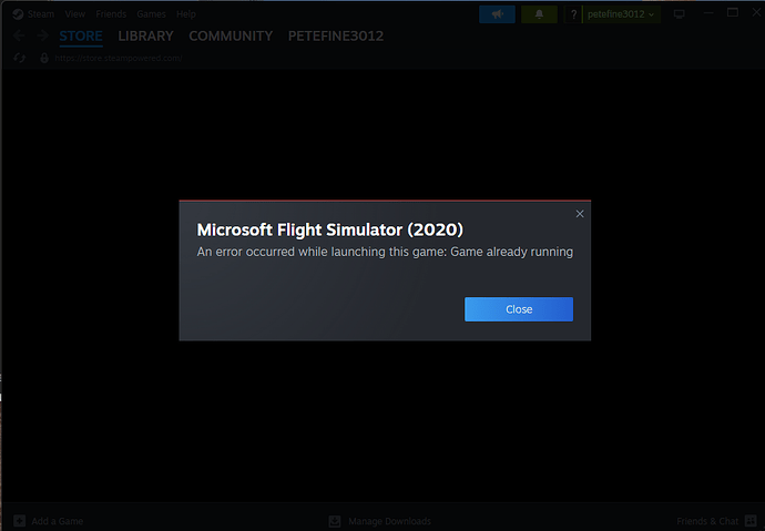 HELP! Error Message- Game Already Running - Crashes (CTDs) - Microsoft ...