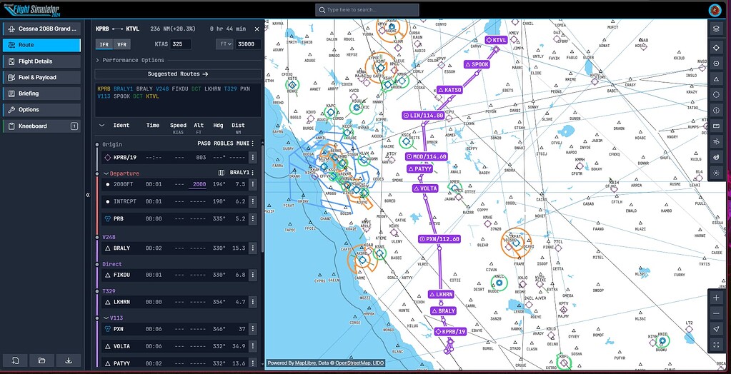 Web Based Flight Planner Auto Generating Blatantly Miscalculated Flight