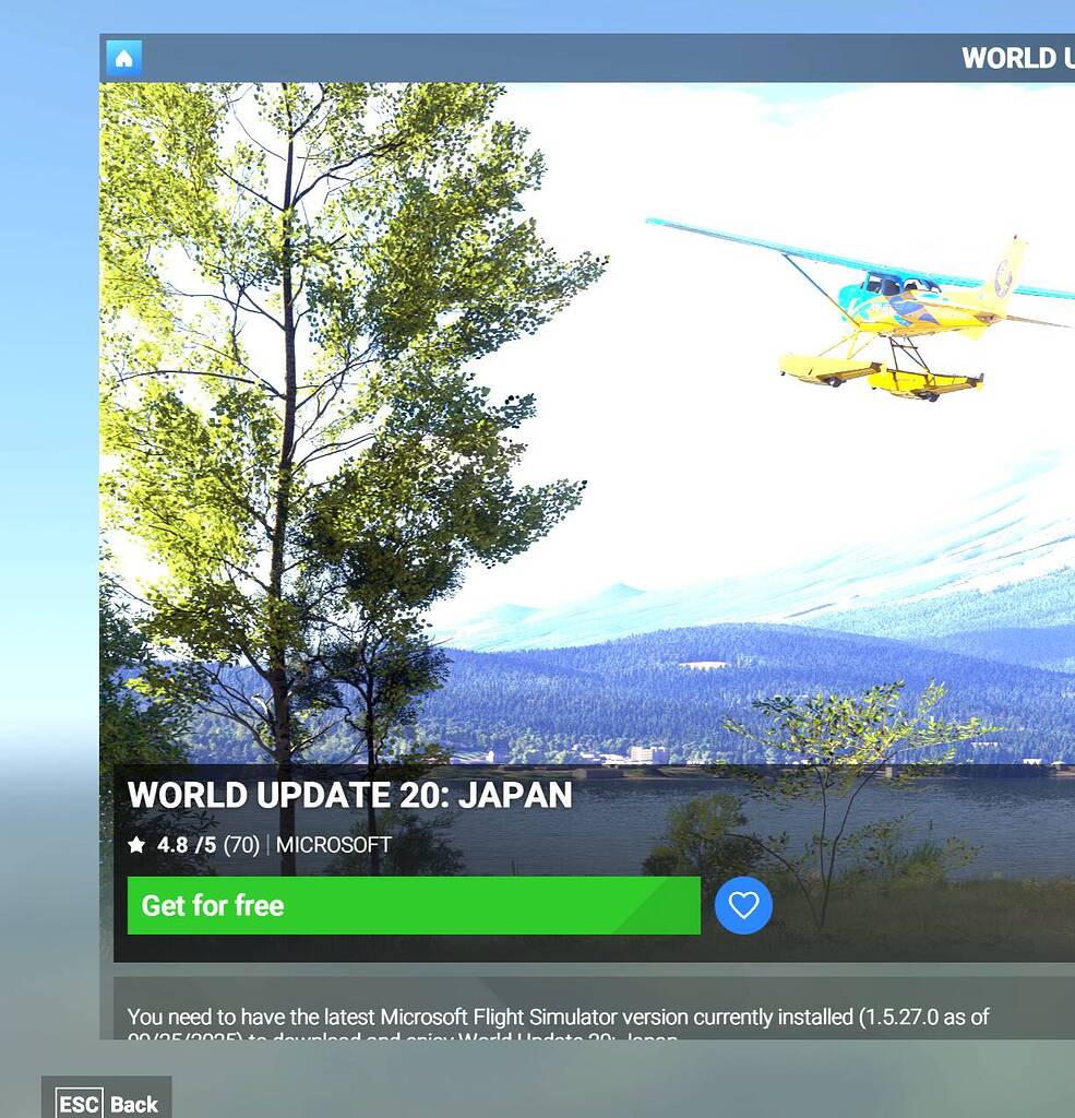 Do you need to 'acquire' world updates in msfs2024? - Scenery ...