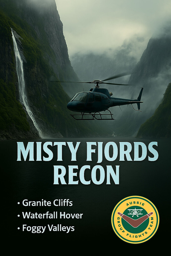 Aussie Group Flights Team - Scenic Heli: Misty Fjords Recon - Community ...