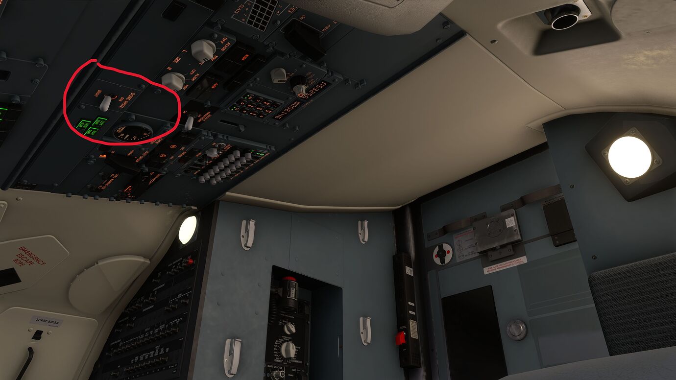 737 Max Cockpit Light Behind the Pilot Issue - Resolved - Microsoft ...
