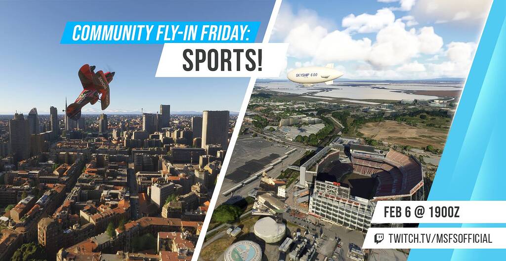 [Official] Community Fly-In Friday: Sports! - Community Events ...