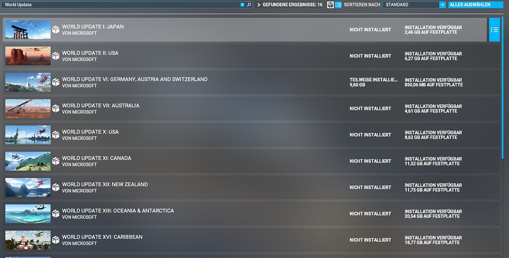 Why do I not see World Updates 14 and 17? - Scenery & Airports ...