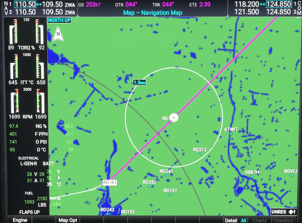 C408 - MFD map, plane icon - Aircraft & Systems - Microsoft Flight ...