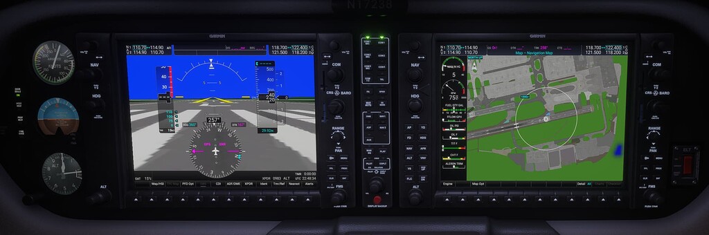 Carenado G1000 STILL has white dot as aircraft icon in Nav display ...