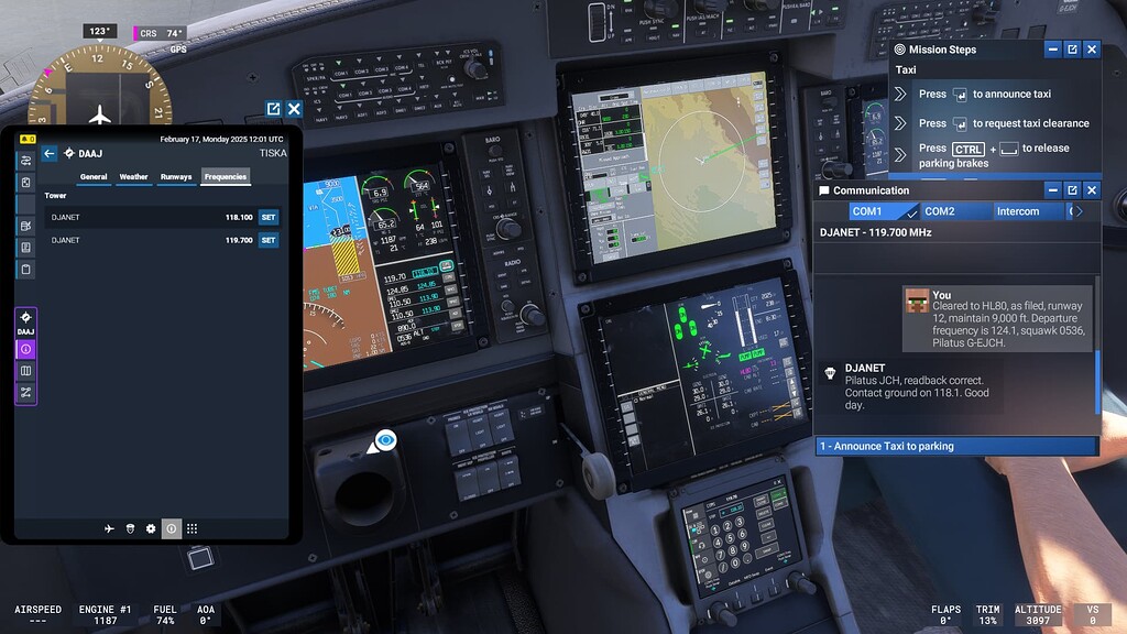 ATC comms issue during career - User Interface & Activities - Microsoft Flight Simulator Forums