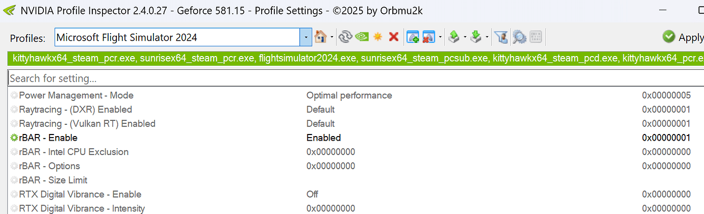 An attempt at an Overview of MSFS 2024 Graphics Settings Defaults and ...