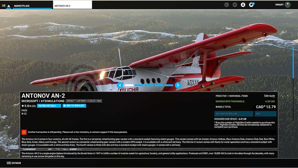Still Can't Purchase Anything on Marketplace - User Interface ...