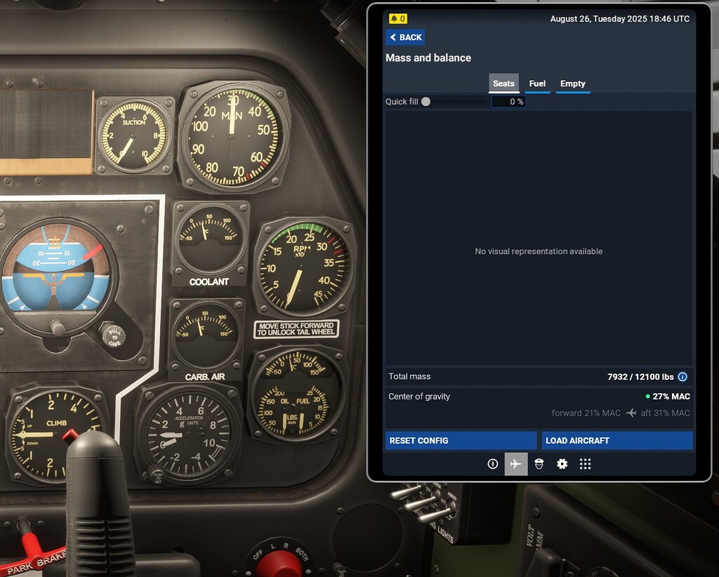 Seat mass INOP in EFB in various aircraft - Aircraft & Systems ...