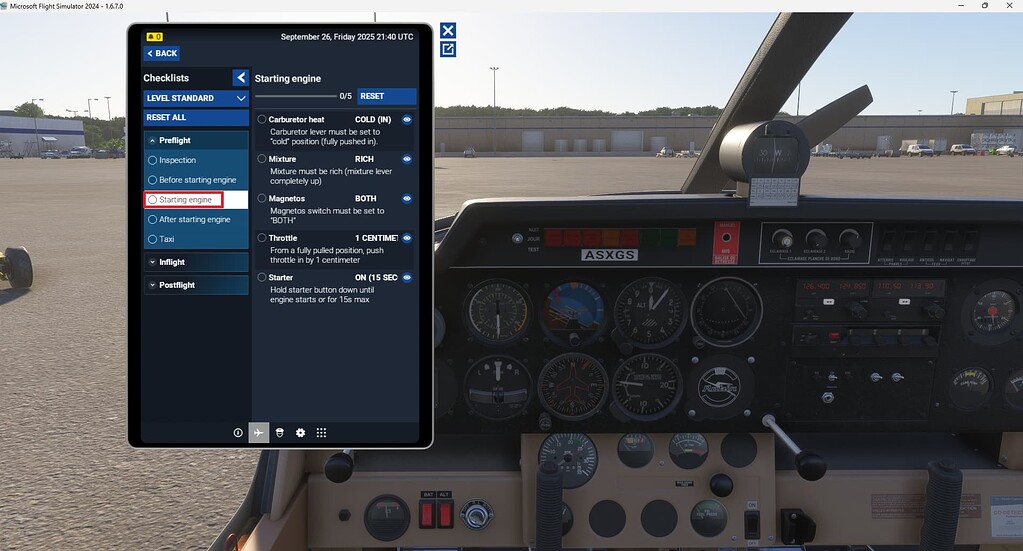 DR400 - Missing "Electric fuel pump" step on Starting Engine checklist ...