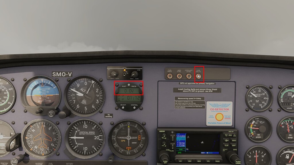 Diamond DV20: No Voltage & Electrical Warning Light on when Power is ...