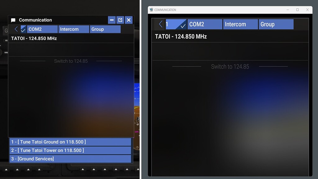 Strange behavior of ATC (Comms) when popping out to second monitor - Install, Performance ...