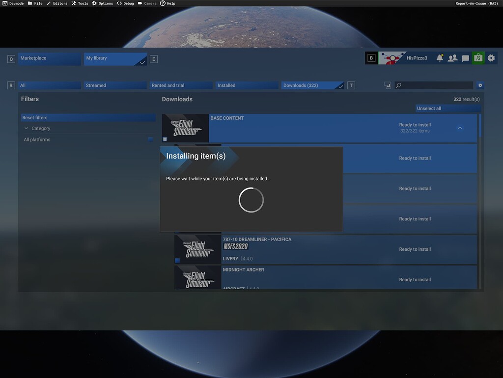 Downloading Base Content hangs - Install, Performance & Graphics - Microsoft Flight Simulator Forums