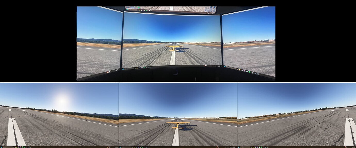 Triple Monitor Setup Distorted Perspective - Install, Performance ...