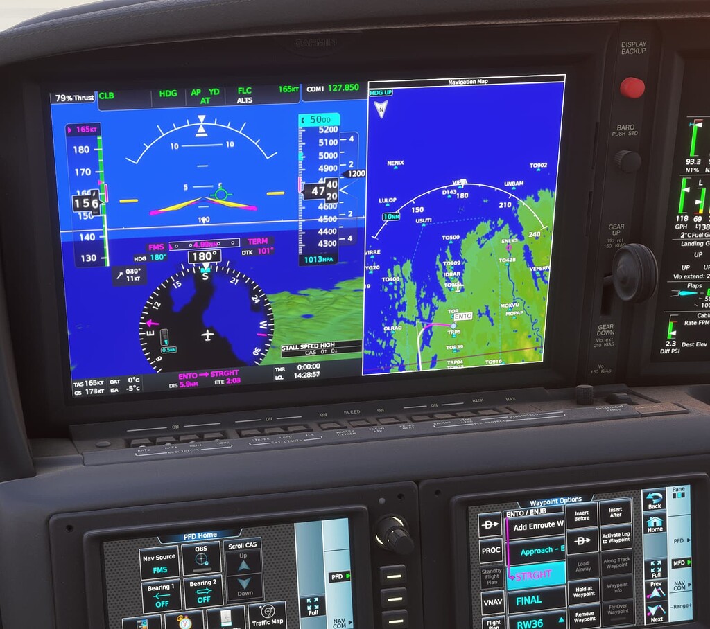 G3000/G1000 Direct to STRAIGHT IN visual does not work - intentional ...