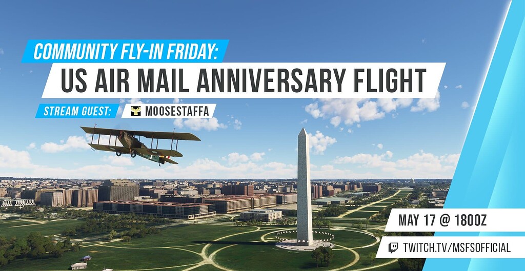 [Official] Community Fly-In Friday: US Air Mail Anniversary Flight ...