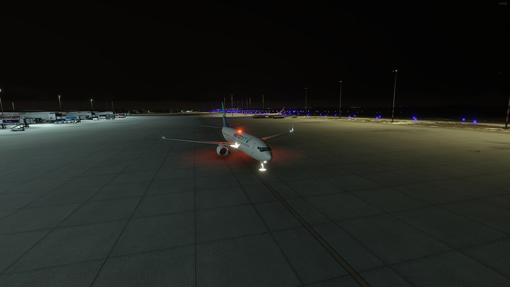 MS2024 - Other aircraft and lights are very hard to see, low visibility ...
