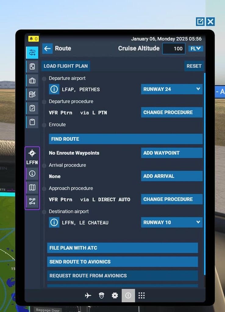 Ferry Flight mission to LFFN shouldn't be possible - User Interface & Activities - Microsoft ...