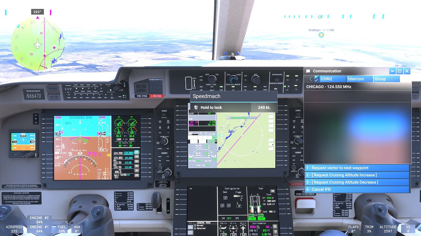 PC-24 autothrottle is not working properly, unable to maintain speed ...