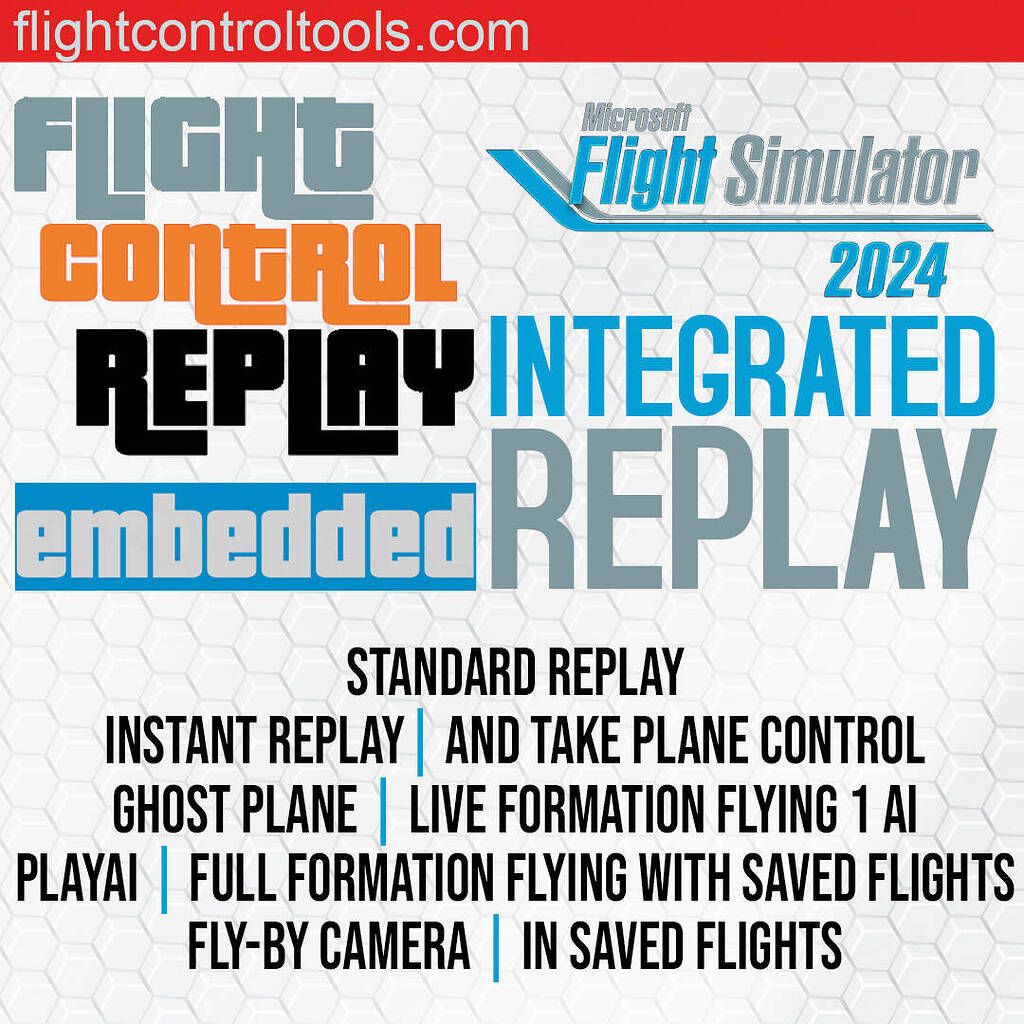 FlightControlReplay Embedded in MSFS 2024 - Tools & Utilities ...