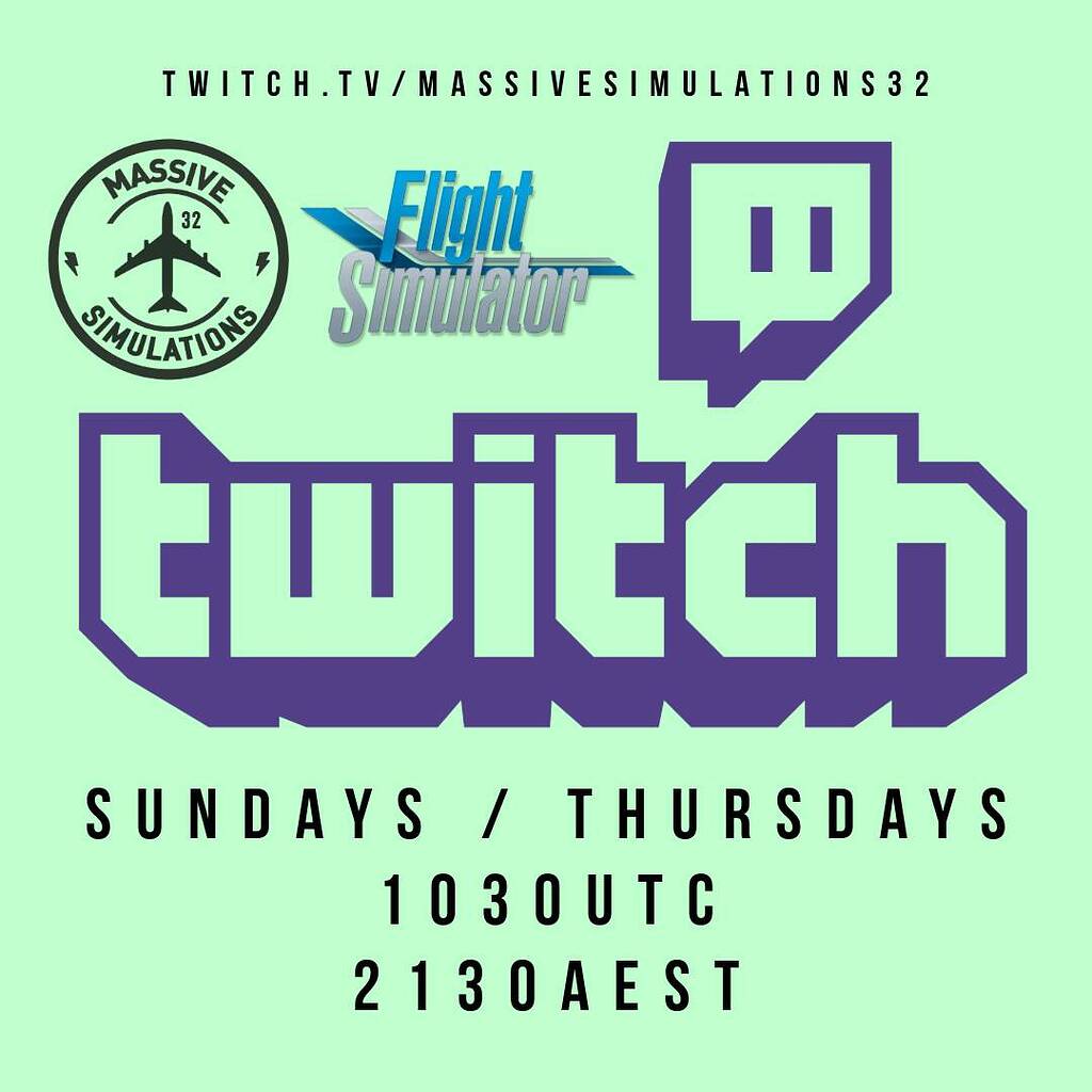 [Massive Sim 32] Sunday Streaming on Twitch - Community Events ...