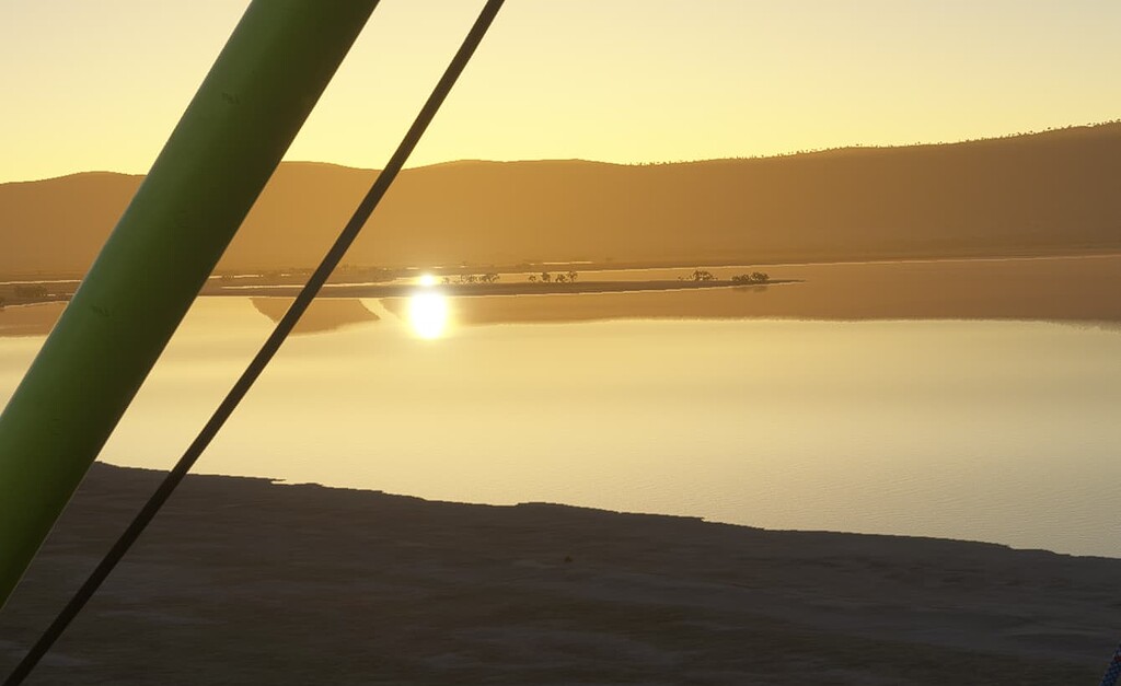 Sun water reflection is showing through terrain - Scenery and Airports ...
