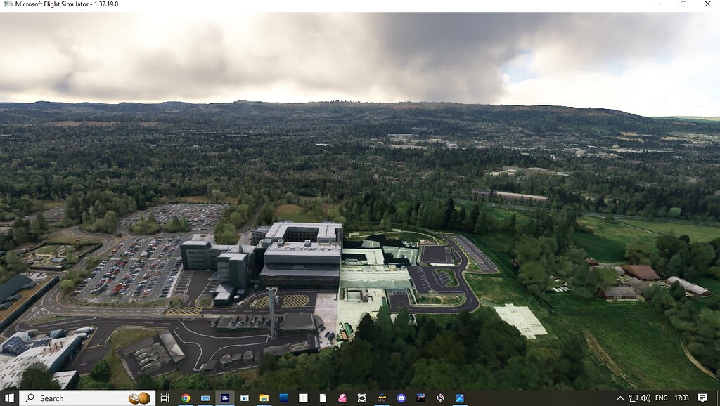 Grange University Hospital Building Missing Northern Half - Scenery and ...