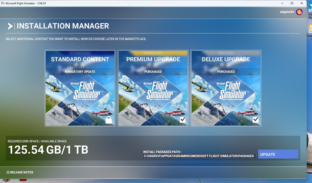 MSFS2020 update - Install, Performance & Graphics - Microsoft Flight Simulator Forums