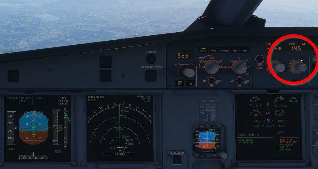 MSFS-2024 : inBuilds A320neo v2 - Heading mode stuck - Aircraft ...