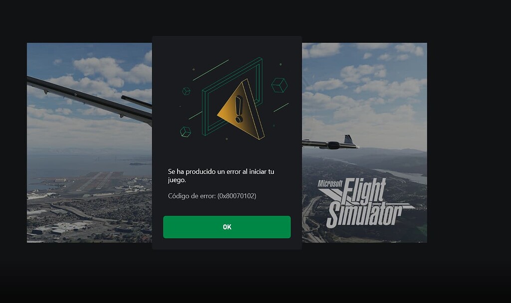 Error code 0x80070102 - Hardware & Peripherals - Microsoft Flight ...