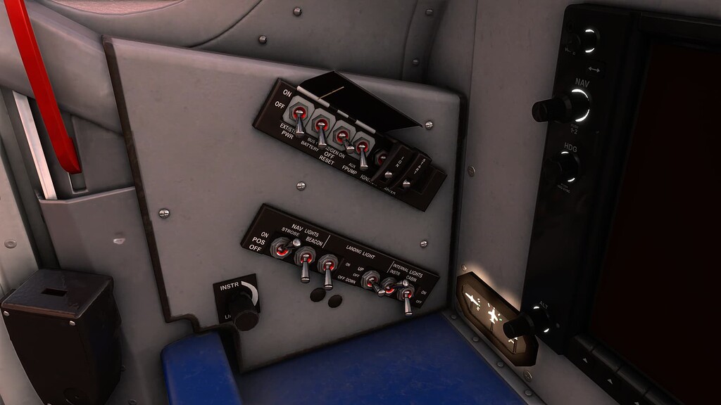 PC-6 G950 Variant Electrical Switches “ON” when C&D - Aircraft ...