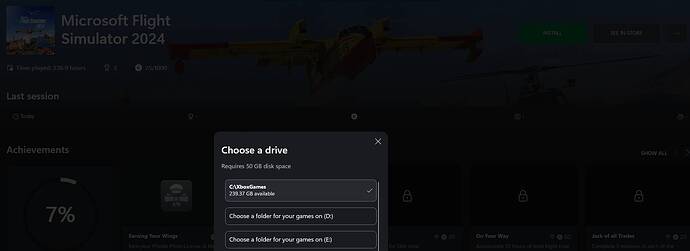 Install fs2024 - Install, Performance & Graphics - Microsoft Flight Simulator Forums