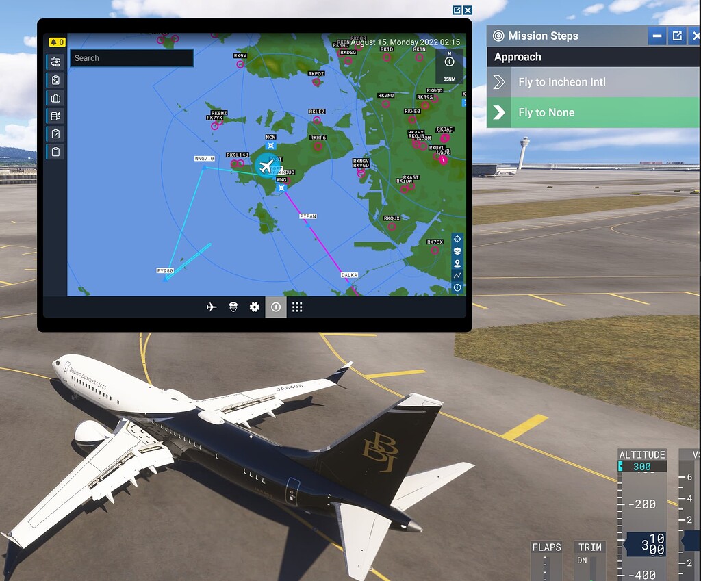 Fly to Incheon Intl special mission on 737 max is broken - User Interface & Activities ...