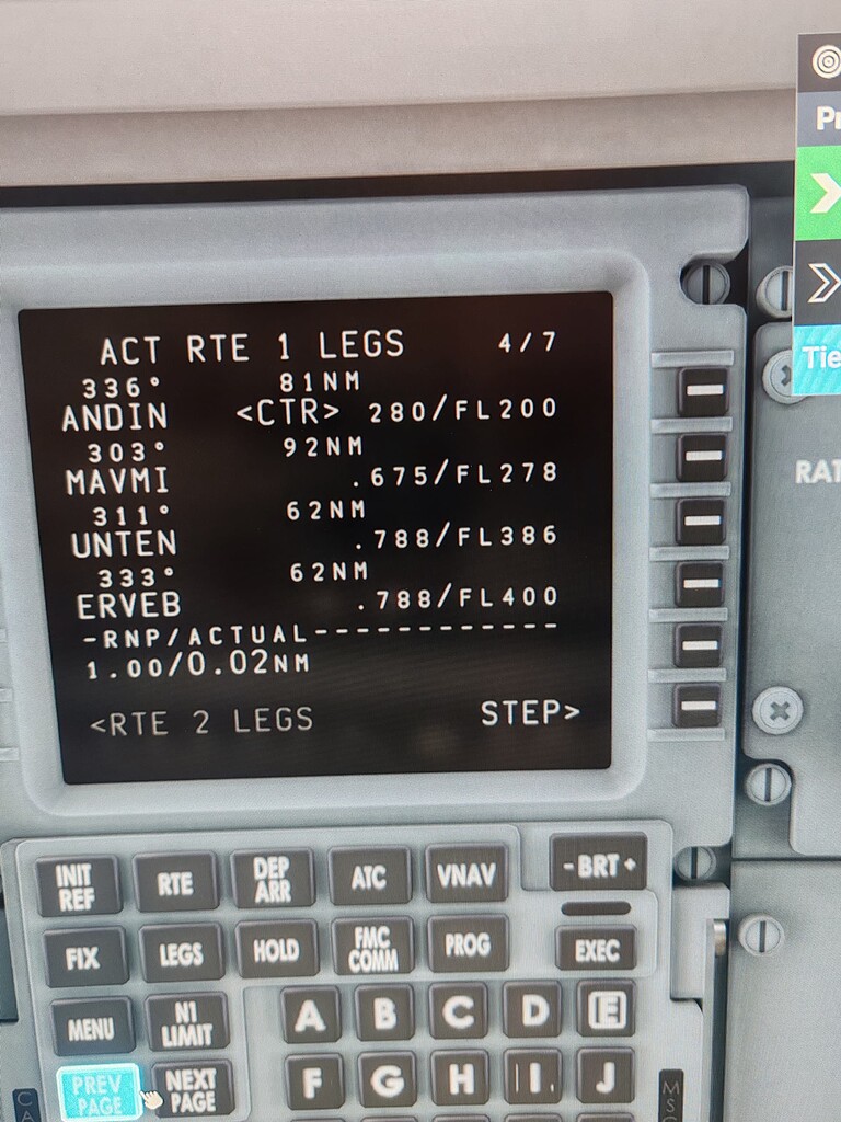 737 max info on cdu altitudes msfs-2024 - Aircraft & Systems ...