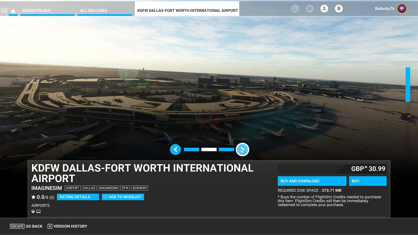 RELEASED: Imaginesim Dallas Forth Worth KDFW - Airports - Microsoft ...