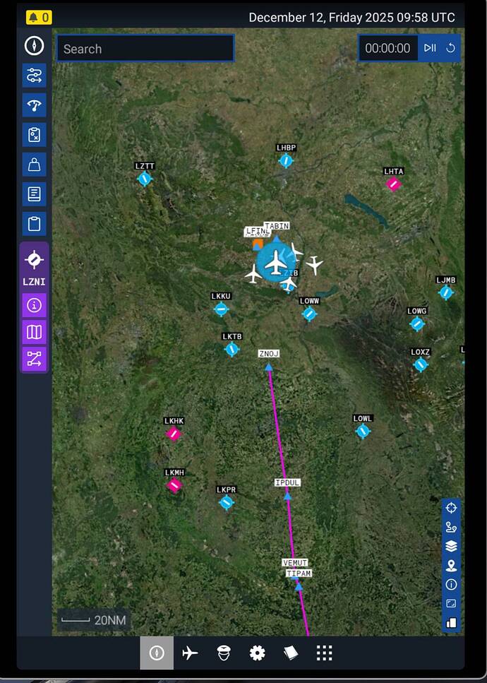 Flight plan in EFB missing leg to Final - ATC, Traffic & NAVAIDs ...