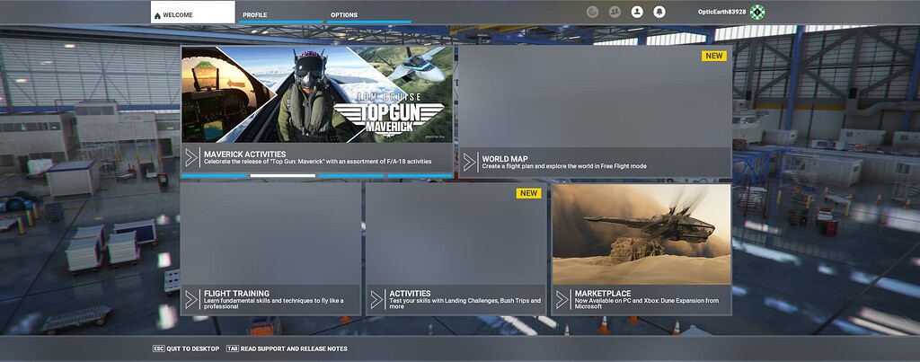 Options menu disappeared - Install, Performance & Graphics - Microsoft ...