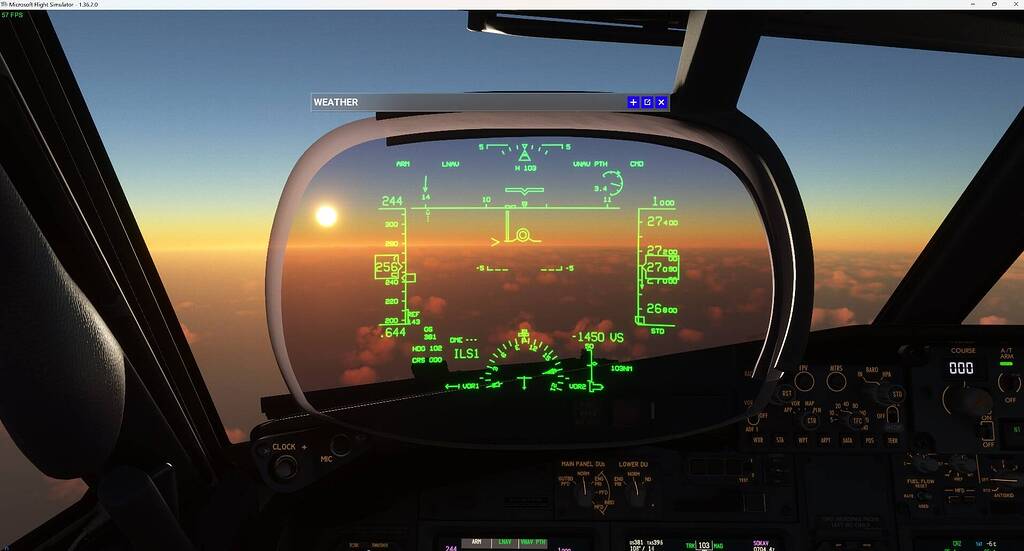HUD horizon indicator is too high - Aircraft & Systems - Microsoft ...