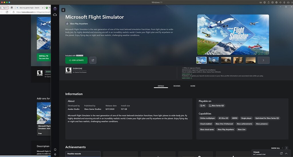 How to install msfs? xbox app - Install, Performance & Graphics - Microsoft Flight Simulator Forums