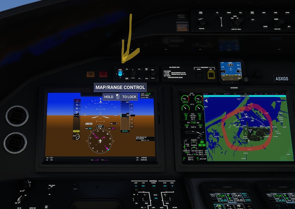Map zoom on Cessna Citation Longitude does not work - Aircraft ...