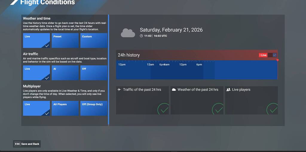Weather Panel - Incorrect Status for Traffic/Weather/Live players ...