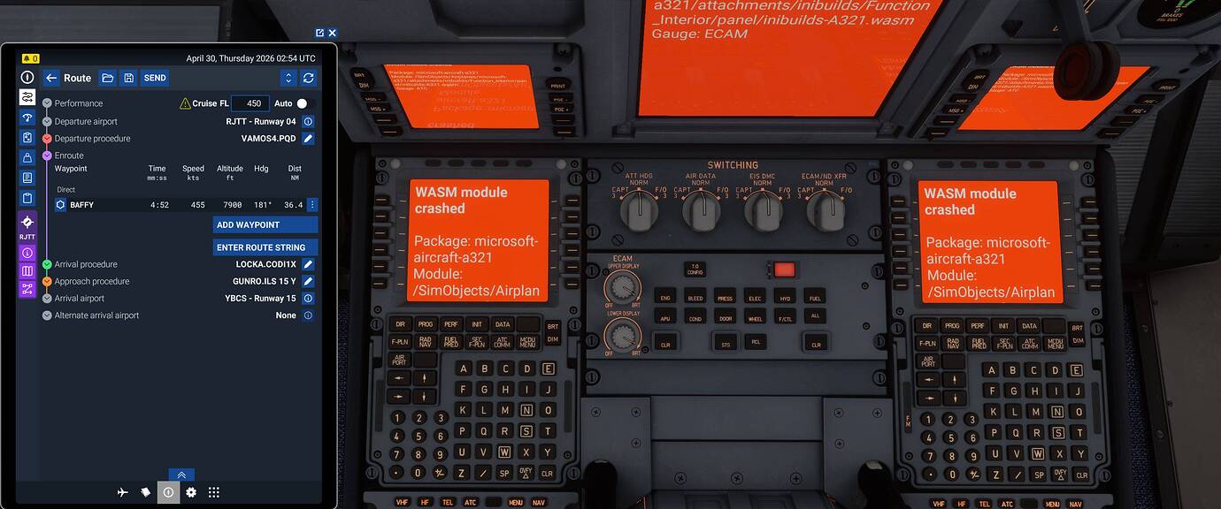 Inibuilds Airbus WASM crash - #201 by Zadma - Aircraft & Systems ...