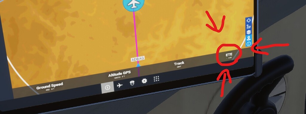 Bug all aircraft EFB missing time hour ETE SU2 - User Interface & Activities - Microsoft Flight ...