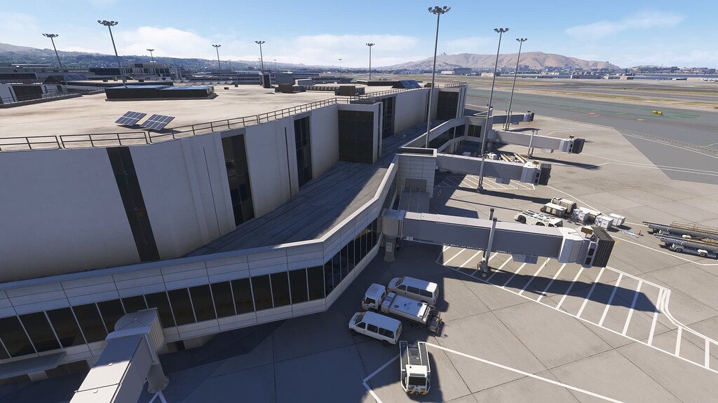 KSFO handcrafted buildings duplicating with generic - Scenery and ...