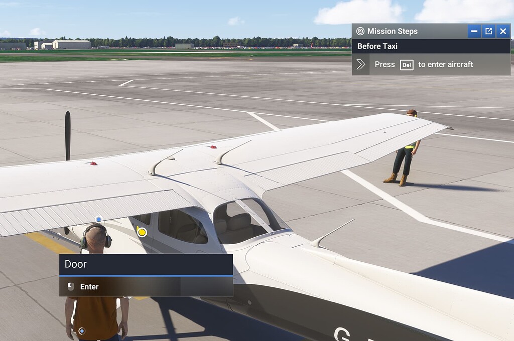 Unable to enter aircraft with character controlled in Career mode - User Interface & Activities ...